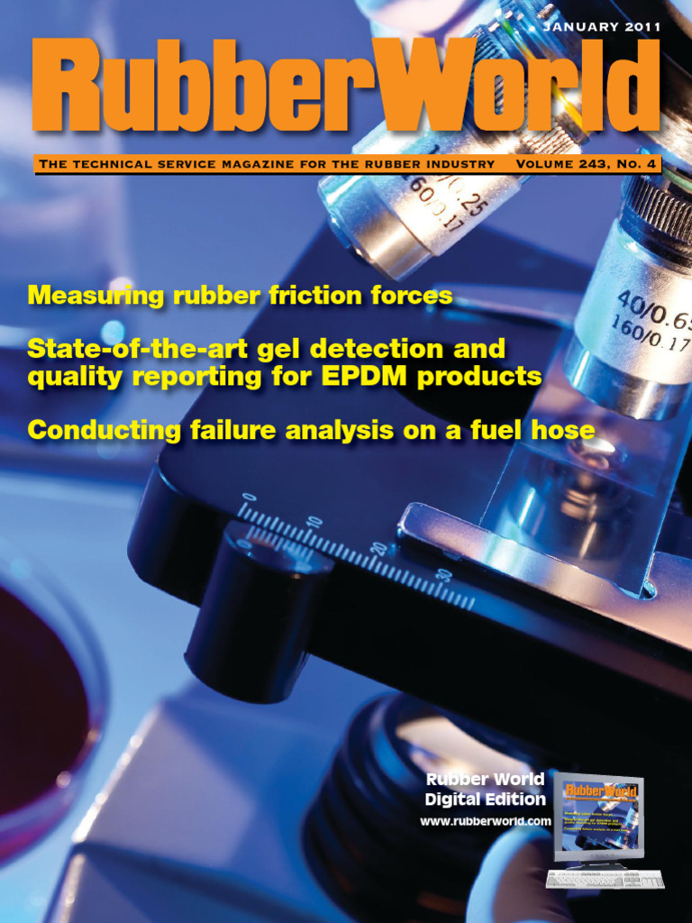 Rubber World JAN 2011 | PDF | Silicone | Polymers