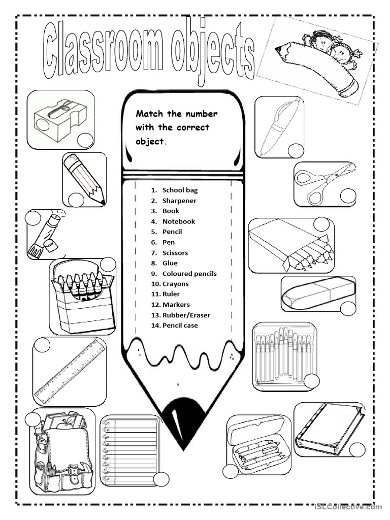 Classroom Objects | PDF