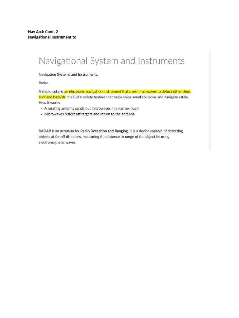 Nav Arch Cont 2 Cargo Handling Equipment To Conveyor System | PDF