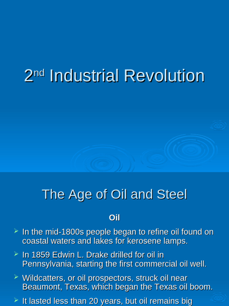 2nd Industrial Revolution and Immigration | PDF | Thomas Edison ...