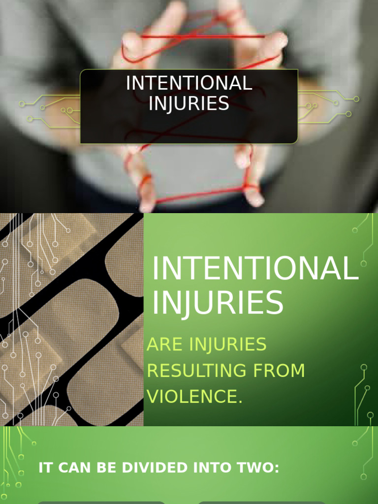 H9 Q4 Intentional Injuries | PDF | Bullying | Sexual Abuse