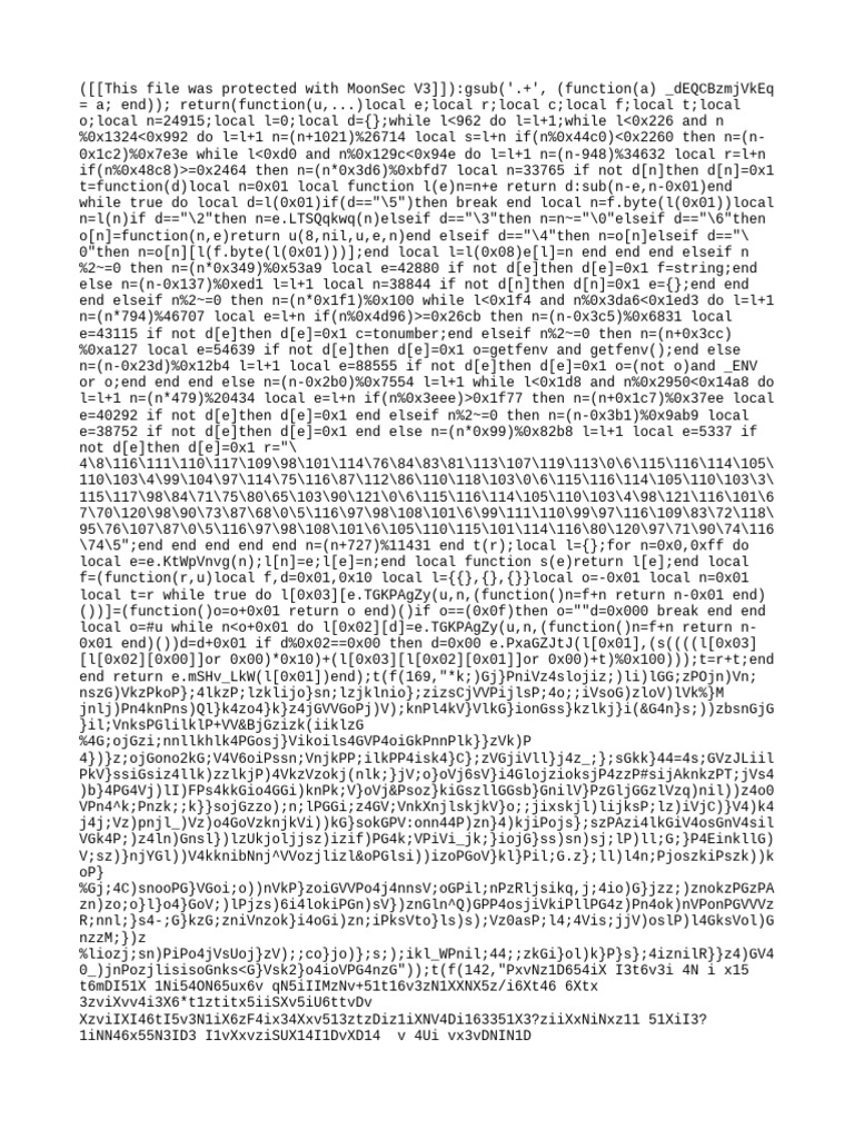 MoonSec V3 Protection Analysis | PDF