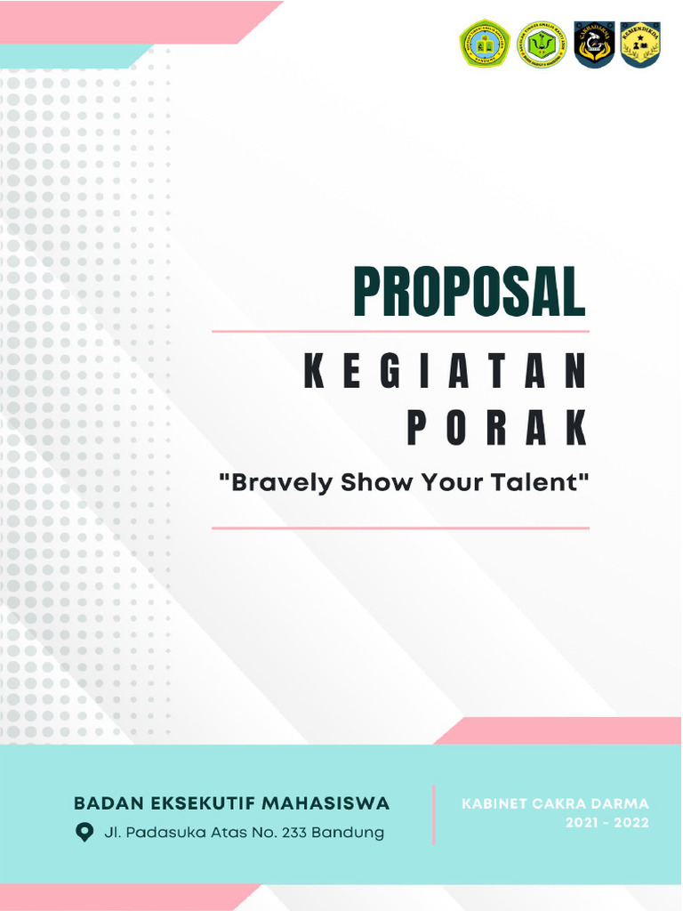 Proposal Kegiatan PORAK 2022 BEM STABA | PDF