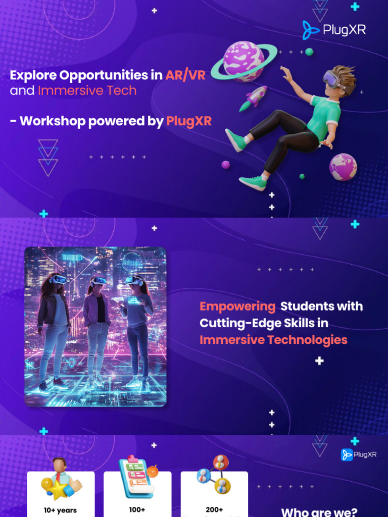 IACG X PlugXR - Compressed | PDF | Virtual Reality | Augmented Reality