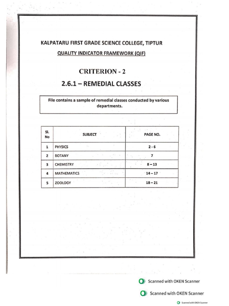 2.6.2. E. Remedial Classes | PDF