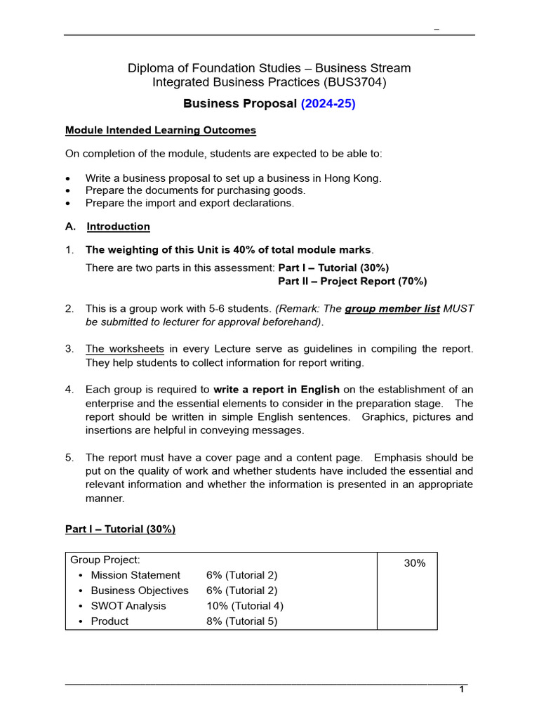 IBP 2024 Business Proposal Guidelines | PDF | Marketing Strategy ...