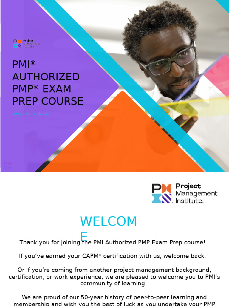 Intro - PMP Auth Exam Prep - Aug 2024 | PDF | Project Management ...
