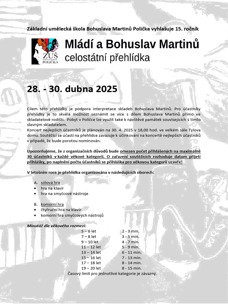 MBM 2025 Propozice | PDF