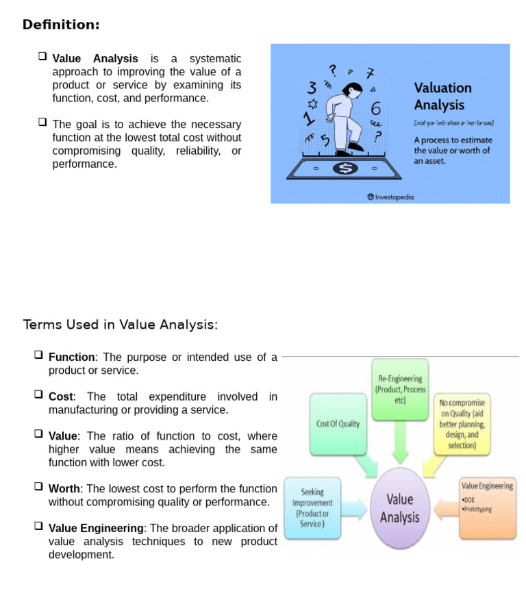 Value Analysis | PDF