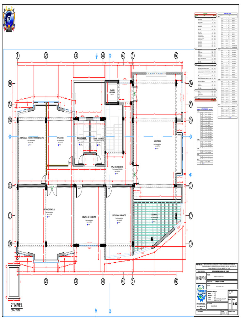 A-02-A-02 PLANTA FINAL REPLANTEADO - 2° NIVEL | PDF