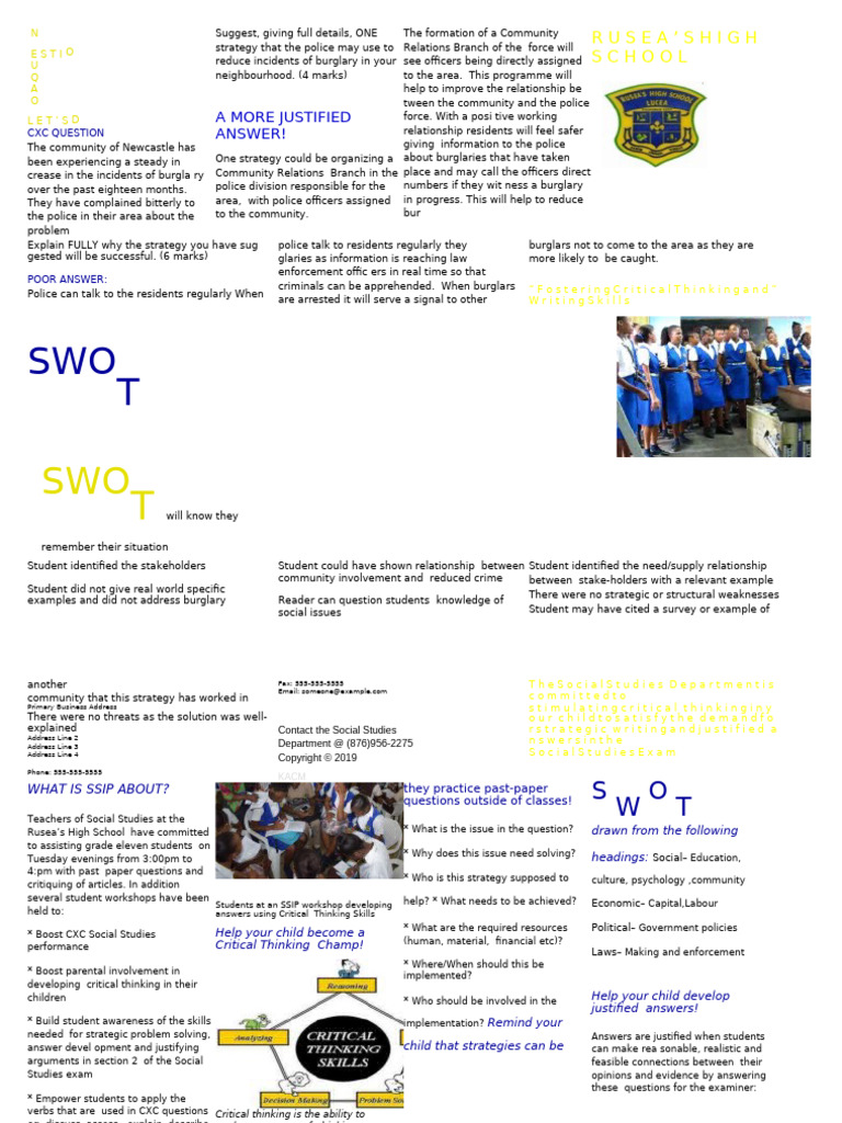 JUSTIFICATION PAMPHLET | PDF | Critical Thinking | Thought