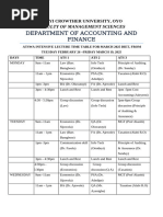 Uganda CPA Lecture Timetable 2026 | PDF