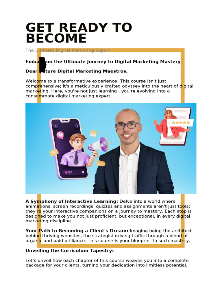 Ultimate Digital Marketing Course - Updated Curriculum | PDF | Digital ...