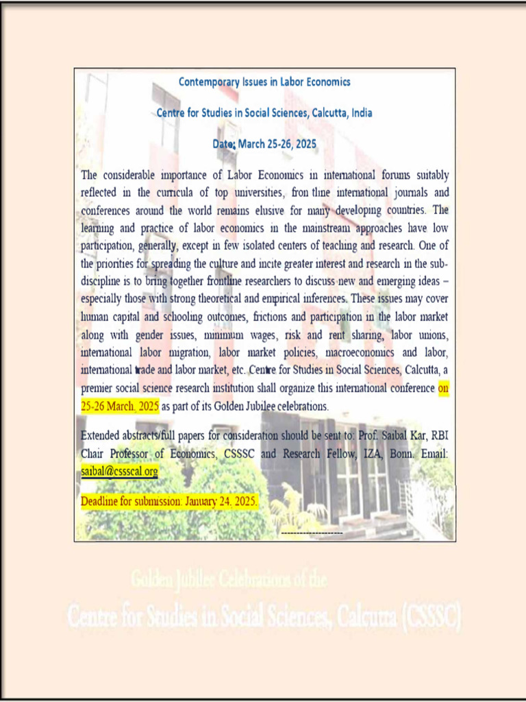 Labor Poster CSSSC | PDF