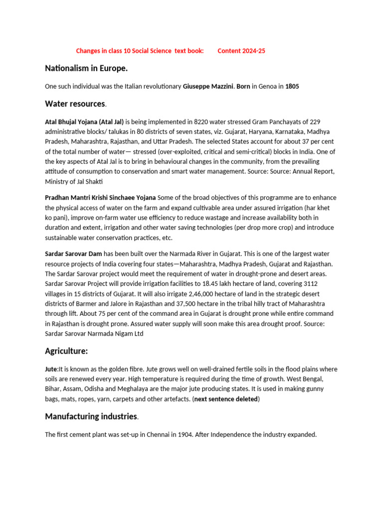 Researching CLASS 10 SOCIAL SCIENCE TEXTBOOK PDF 2024 25 PDF DOWNLOAD ...