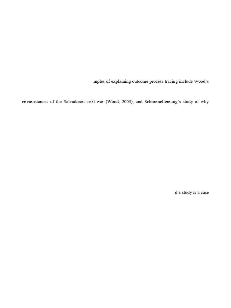 Process Tracing Methods Foundations and Guidelines | PDF | Methodology | Science