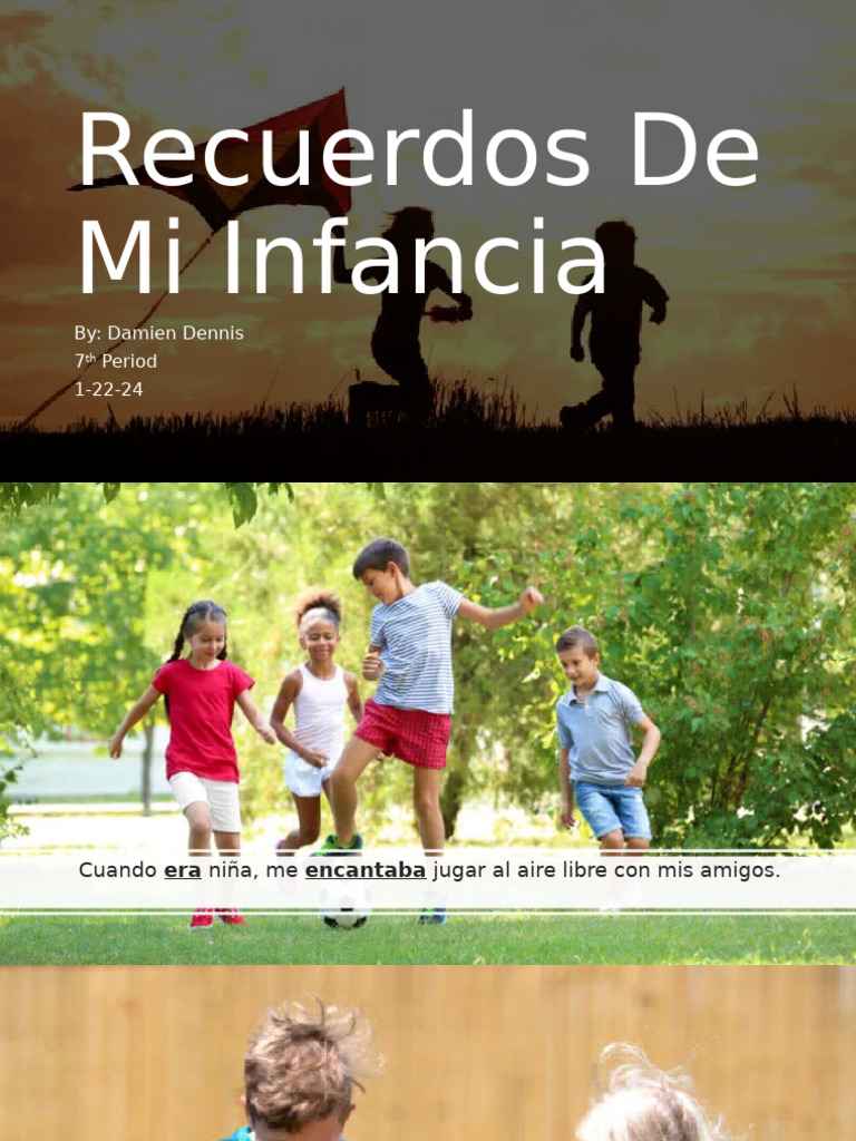 Recuerdos de Mi Infancia | PDF