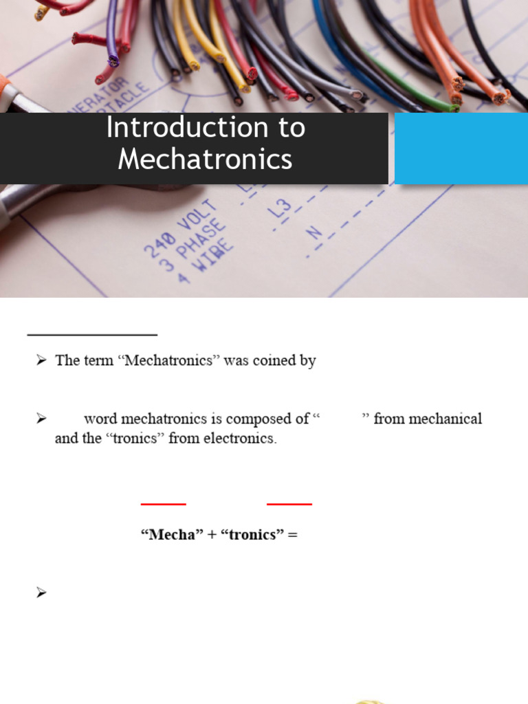 2. Introduction to Mechatronics | PDF | Mechatronics | Analog To Digital Converter