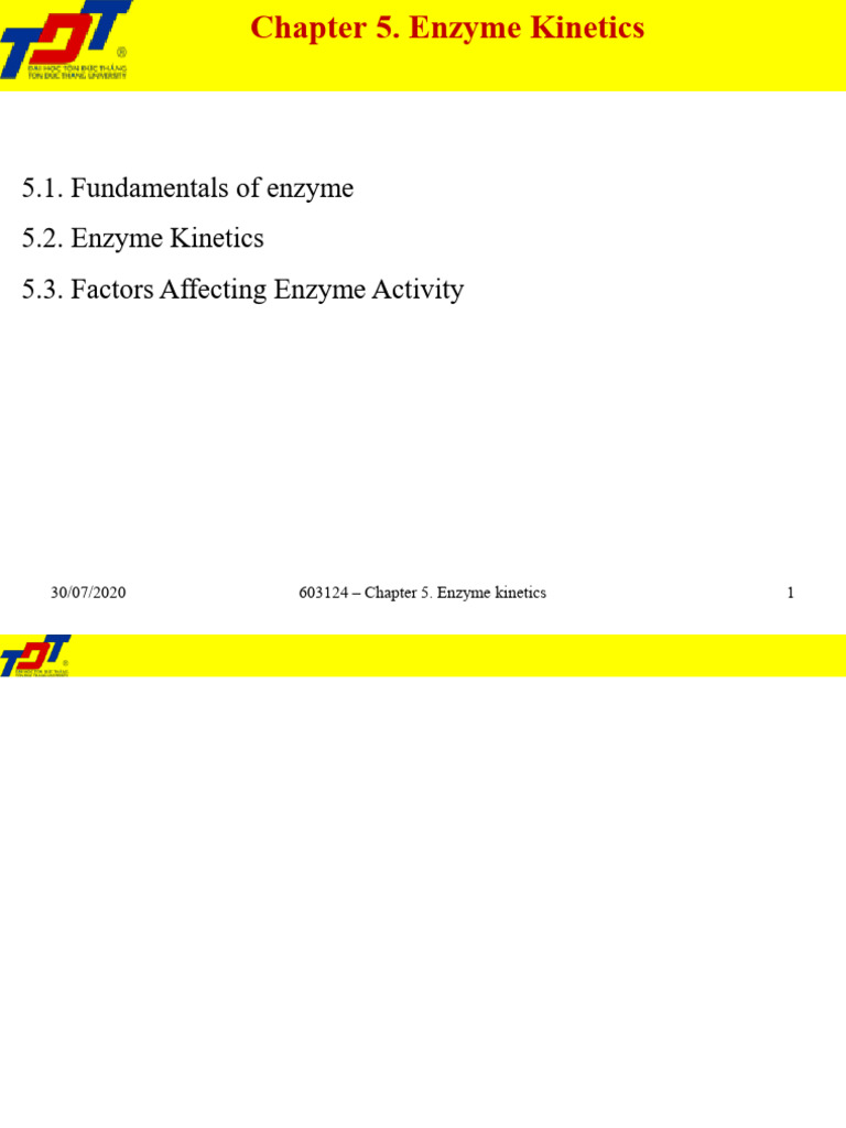 Enzyme Kinetics Overview | PDF | Cofactor (Biochemistry) | Active Site