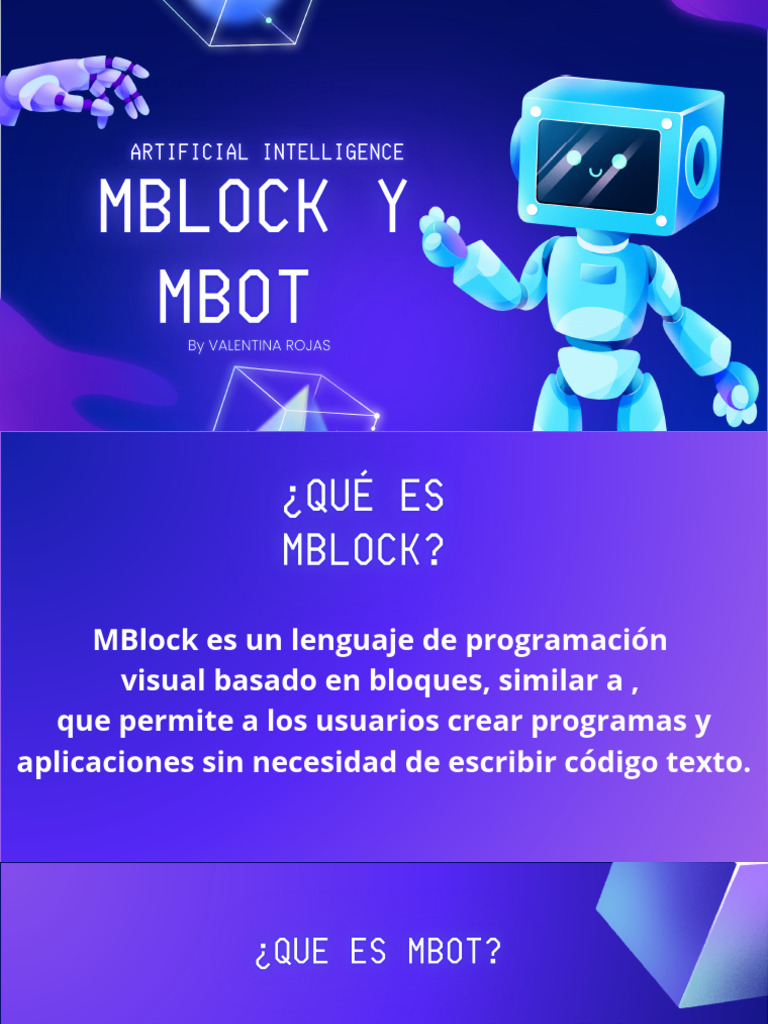 Mblock y Mbot PDF | PDF | Informática