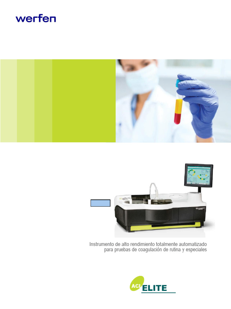 Folleto ACL Elite PRO | PDF | Pantalla de cristal líquido | Sangre