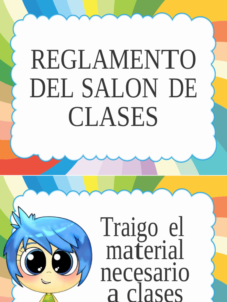 Reglamento Del Salón - Intensa-Mente | PDF