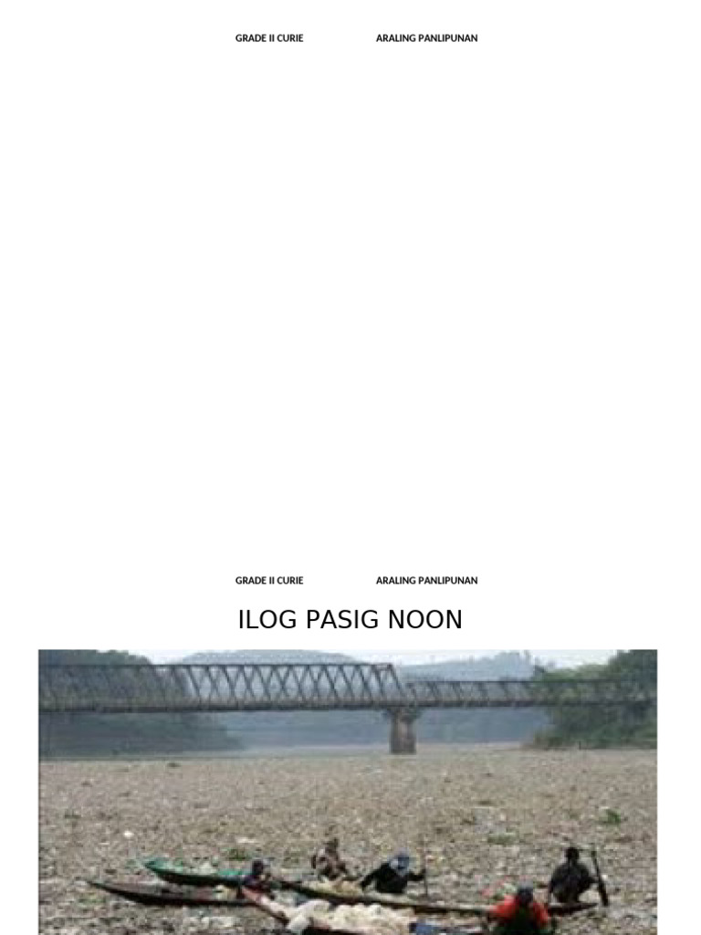Ilog Pasig | PDF