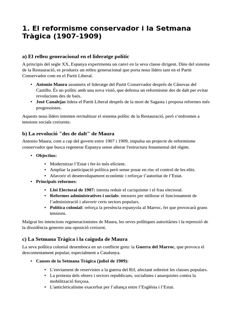 Resums Història Tema 8 | PDF