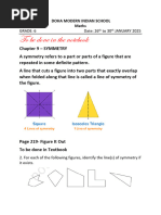 Symmetry Worksheet - 6 | PDF