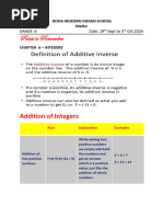 Mat Grade 8 Jss Comprehensive Notes | PDF | Education Reform | Mathematics