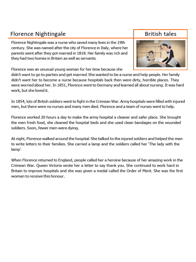 Florence Nightingale: Nursing Pioneer | PDF