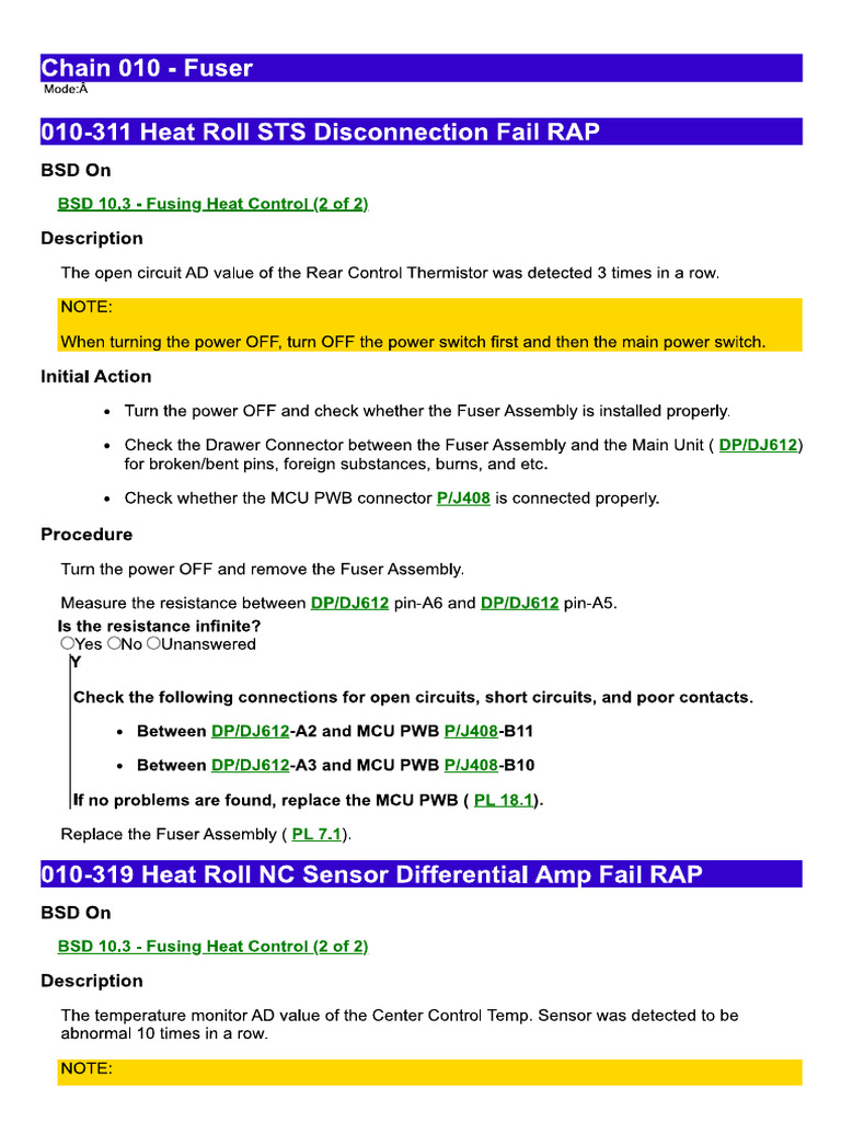 Xerox 7020 SM1 | PDF