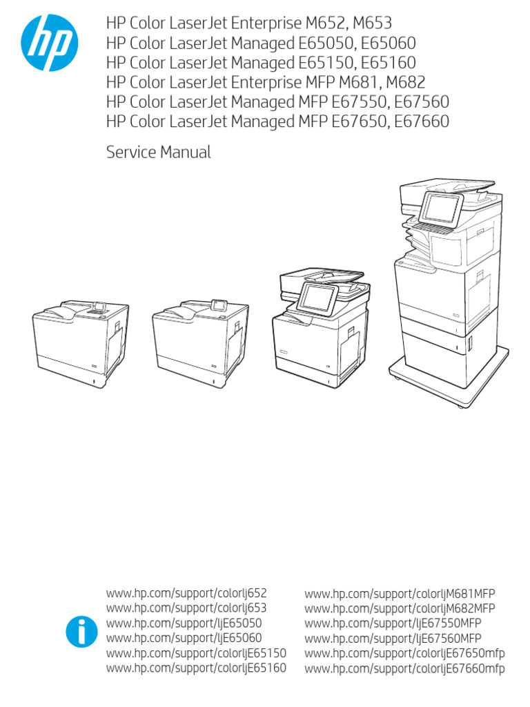 HP Color LaserJet Enterprise M652, M653 HP Color LaserJet Managed ...