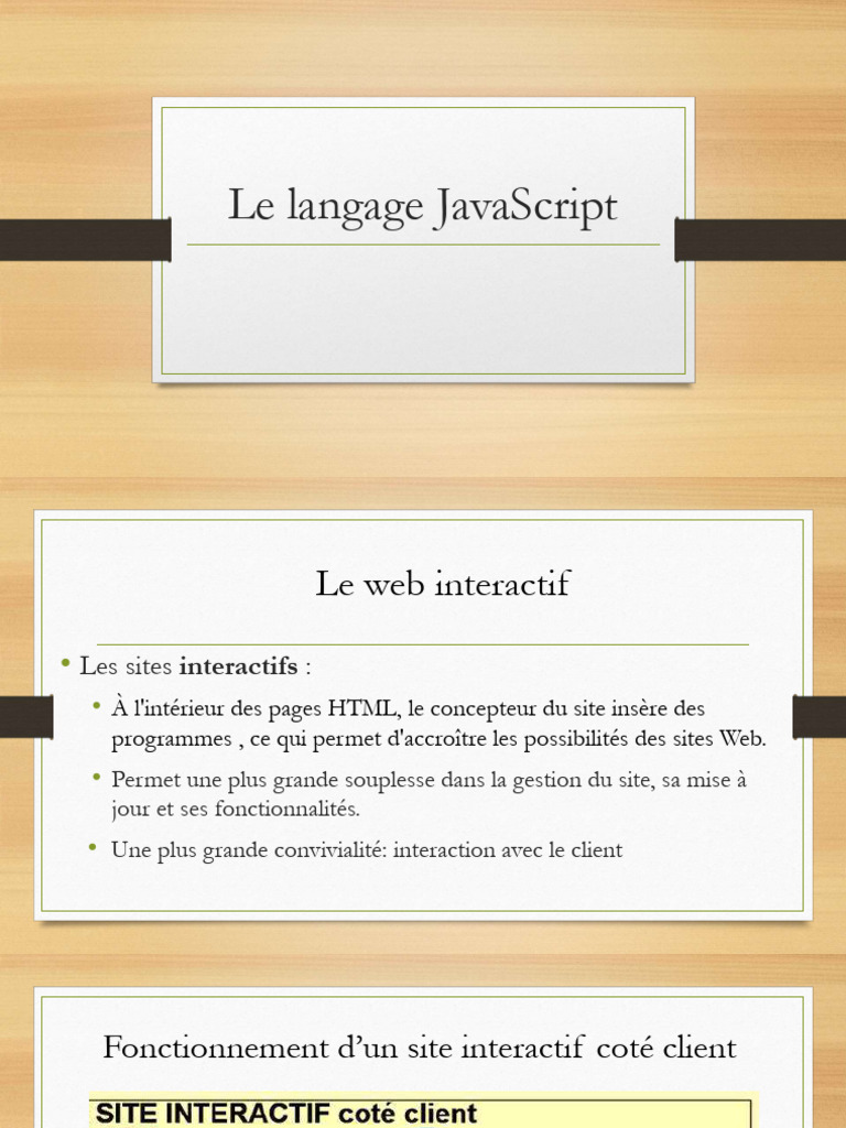 Introduction aux bases de JavaScript | PDF | Structure de contrôle ...