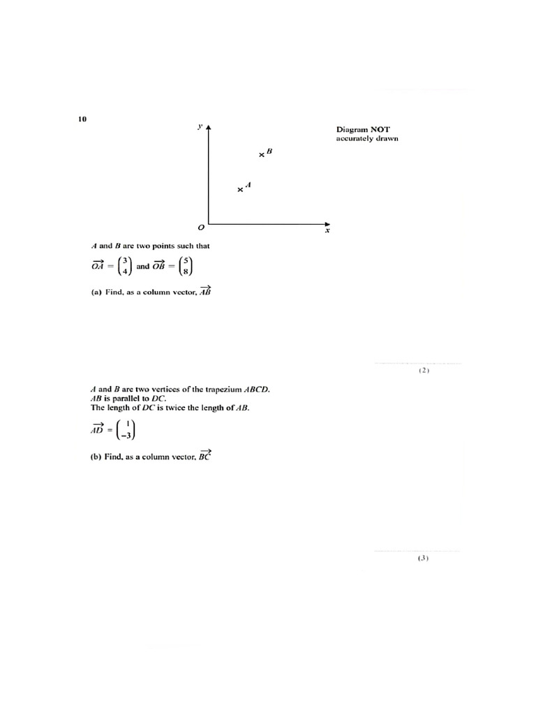 Vector questions | PDF