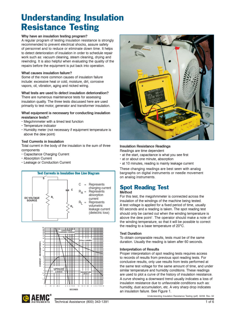 Understanding Insulation Resistance Testing | PDF | Transformer ...