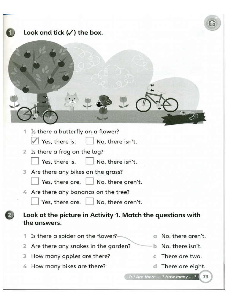 Extra Worksheet Pre-A1 There Is / There Are | PDF