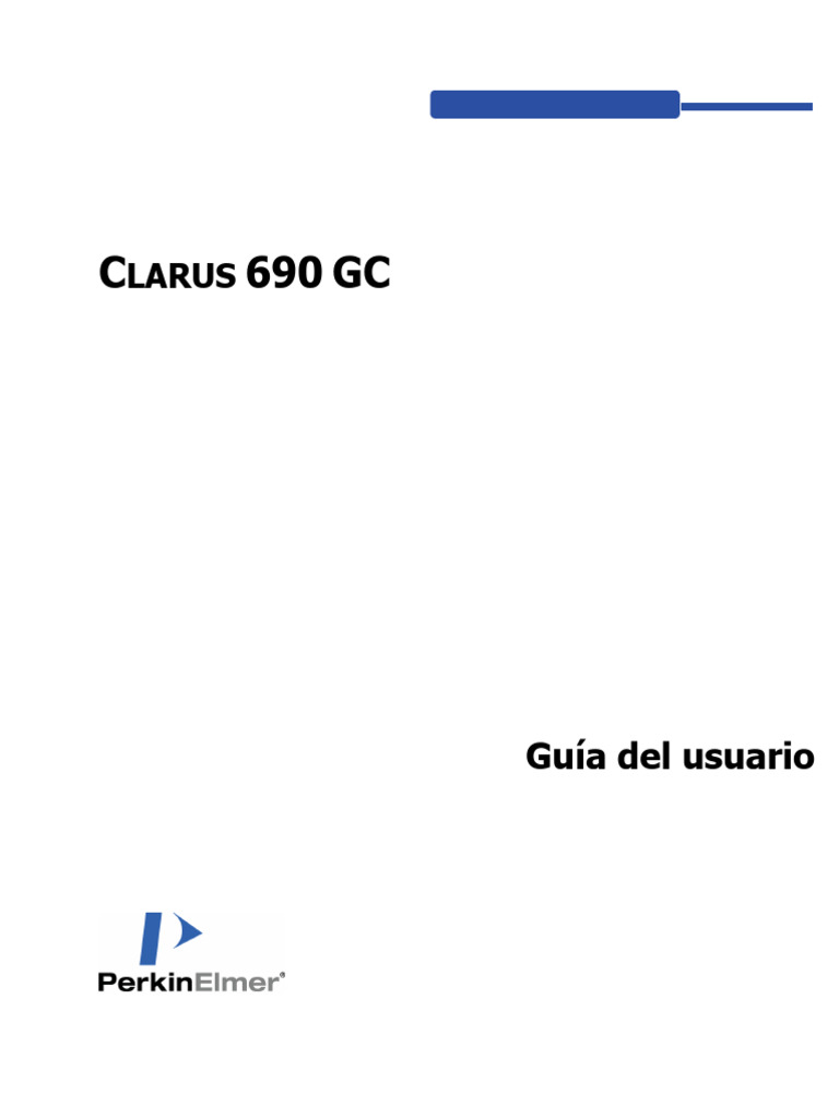 Clarus 690 ECD | PDF | Gases | Electrón