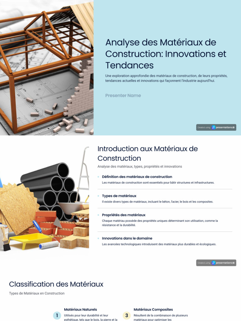 Analyse Des Matériaux de Construction | PDF