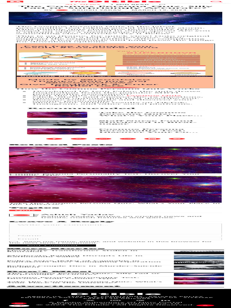 The Cosmos Persona Quiz Silly Fad or Surprisingly Accurate | PDF