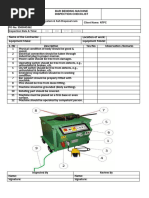 Bar Bending Machine Safety Inspection Checklist | PDF