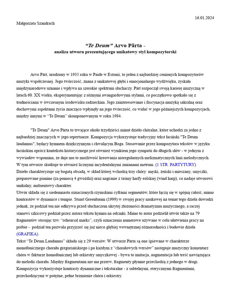 Arvo Part | PDF