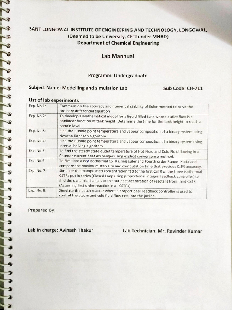 Simulation Lab File | PDF