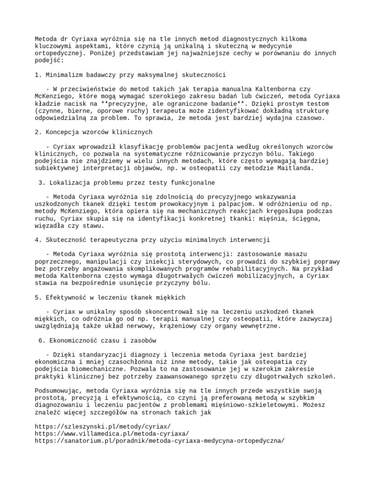 Metoda Cyriax | PDF