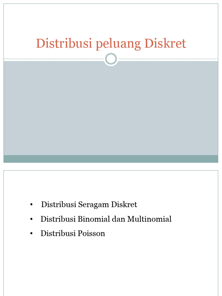 Pengantar Distribusi Data Kategorik | PDF