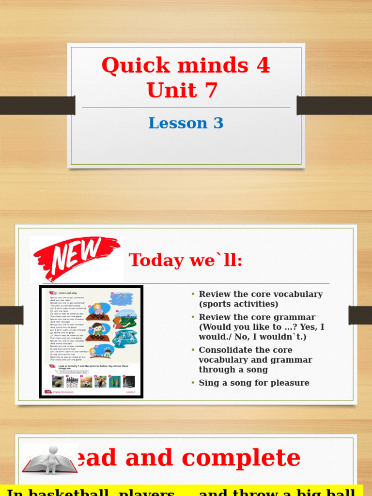Sports Vocabulary and Grammar Lesson | PDF
