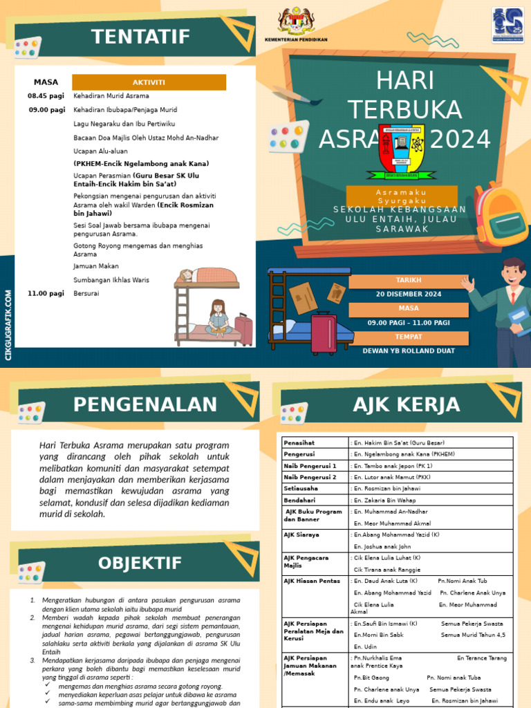 Buku Program Hari Asrama Terbuka | PDF