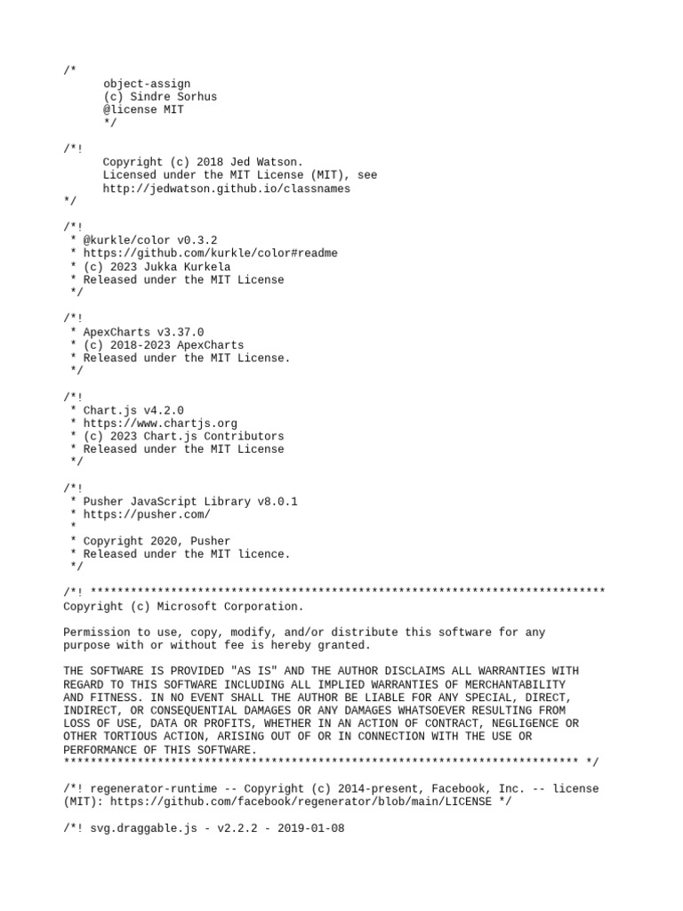 main.08077033.js.LICENSE | PDF | Source Code | Software Engineering