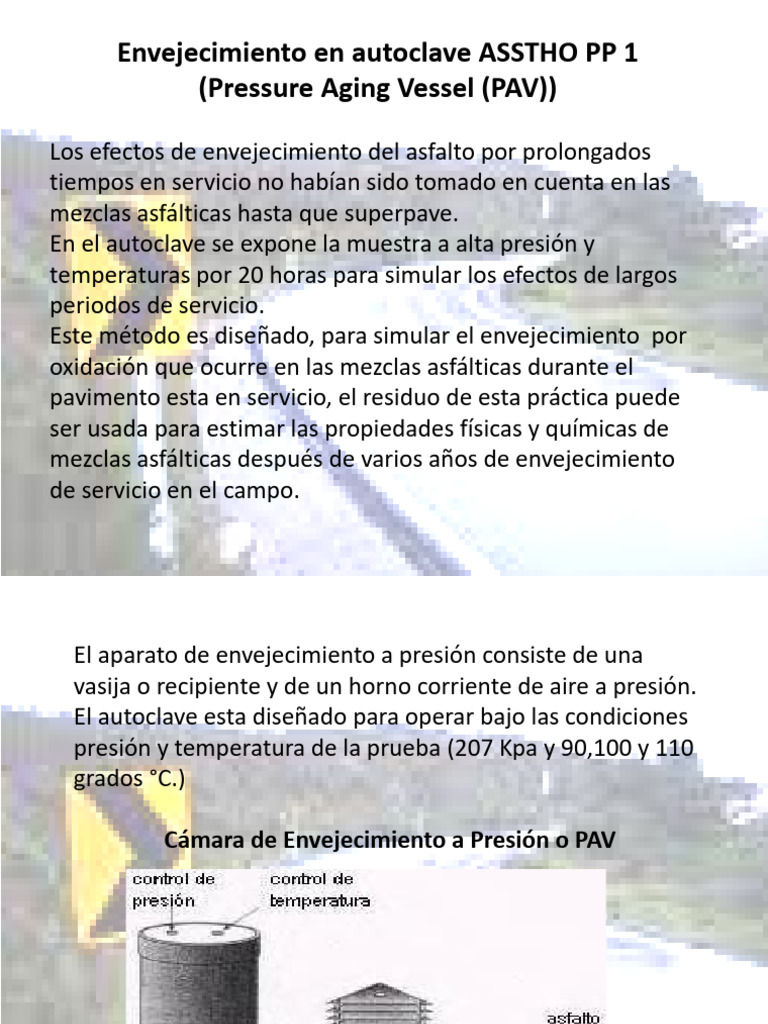 Pressure Aging Vessel | PDF | Líquidos | Viscosidad