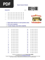 30 Question Answer Sheet | PDF